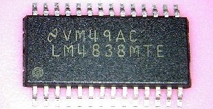 LM4838MTE NS  LM4838  TSSOP