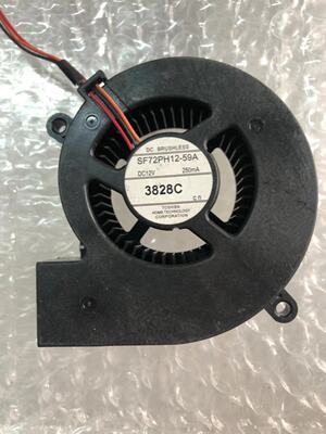 TOSHIBA 东芝投影机风扇 SF72PH12-59A DC12V 250mA