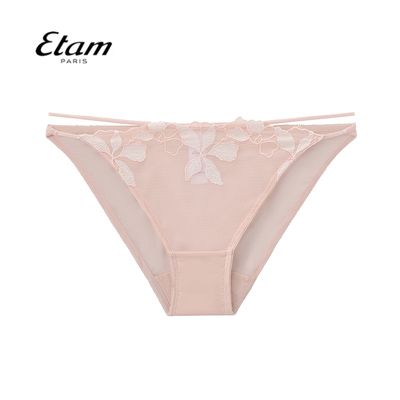 Etam法式性感蕾丝薄款女三角裤