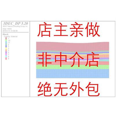 Flac3D代做Flac3D数值模拟3DEC代做PFC代做Flac岩土 店主亲做