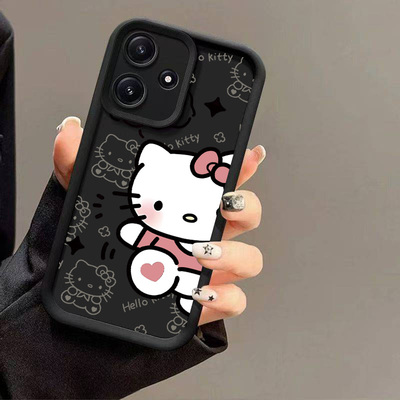 适用摩托罗拉moto Edge 50手机壳G85打招呼凯蒂猫Edge 60pro阶梯G55