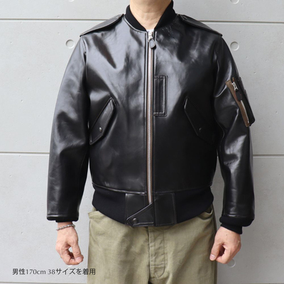 收藏级 Y2 LEATHER 茶芯马皮飞行夹克 轻薄贴身版 越穿越有味