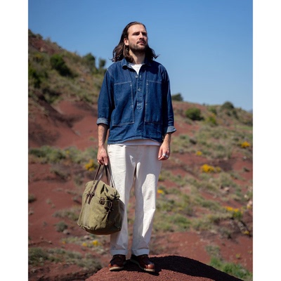 orSlow107旗舰经典IVYSTYLE丹宁裤 干净清爽男女白色牛仔裤