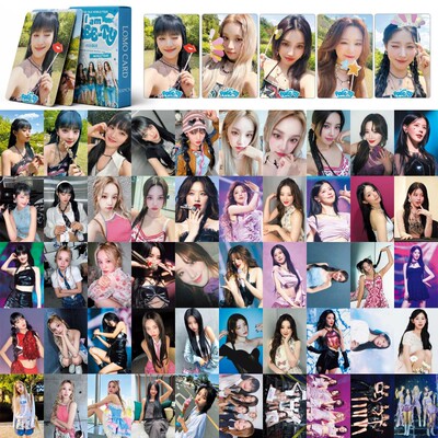 (G)I-DLE女娃官方同款I feel周边自印50张小卡赵美延宋雨琦应援卡