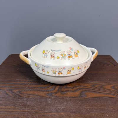 【微瑕特价处理】正品景德镇珍宝砂锅彩色小熊干烧不裂三年保质