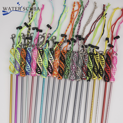 潜水叮叮棒 敲瓶器 铝合金实心手工原创彩色waterscuba螺纹探棒