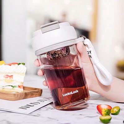 乐扣乐扣磁弹水杯玻璃杯