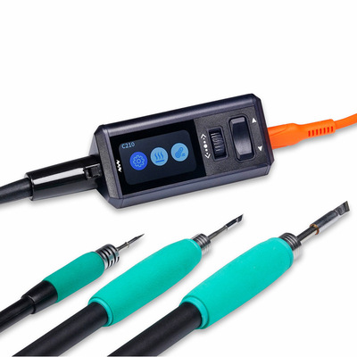 TS1M多功能迷你焊台PD+DC双模供电200W兼容C115/C210/C245可测温