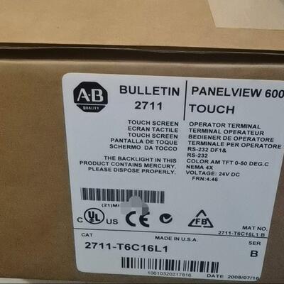 2711-T6C16L1 PanelView600触摸工控操作终端议价维修