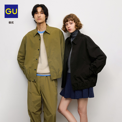GU极优男士工装速干宽松衬衫