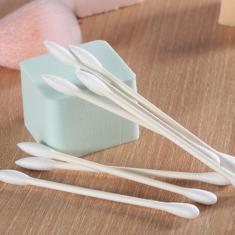 棉签掏耳化妆家用纸棒棉花棒无菌一次性双尖圆双头耳朵勺清洁棉棒