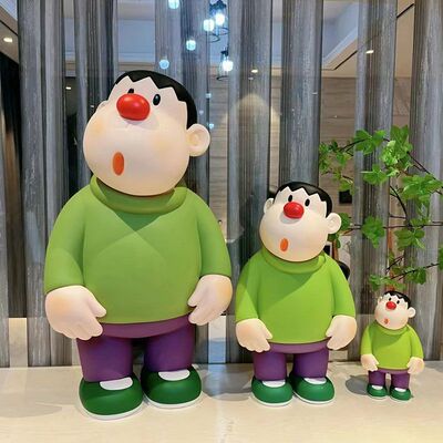 蜡笔小新Q版初登场手办摆件