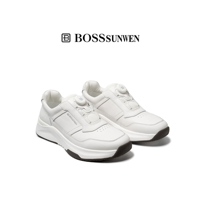 [私模大底]BOSSSUNWEN/博斯·绅威男潮流休闲鞋子春夏新款运动鞋