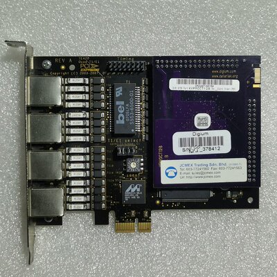 议价Digium语音卡TE4TE410PTE420