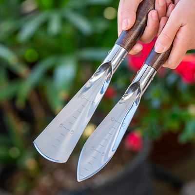 绿林种花挖土园艺工具三件套小铲子耙子家用盆栽花铲养花沙滩赶