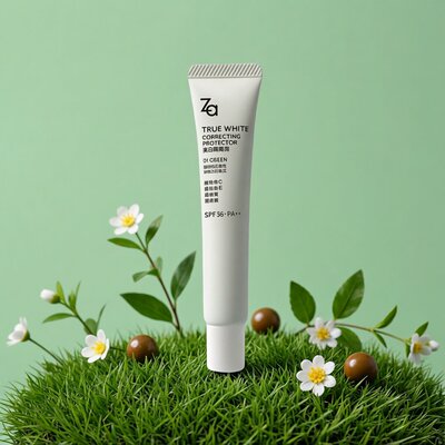 姬芮Za提亮防晒霜SPF36PA++匀透绿修饰泛红35g妆前乳隔离霜防晒乳