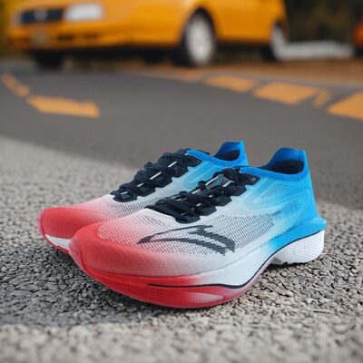 安踏马赫4代新款氮科技专业跑鞋男女中考跑鞋运动鞋122435577R