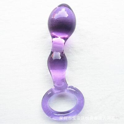 Glass-made femalemasturbation toy fake phallus adult product