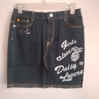 日单daisy lovers牛仔菠萝薄型牛仔休闲短裙半身裙160