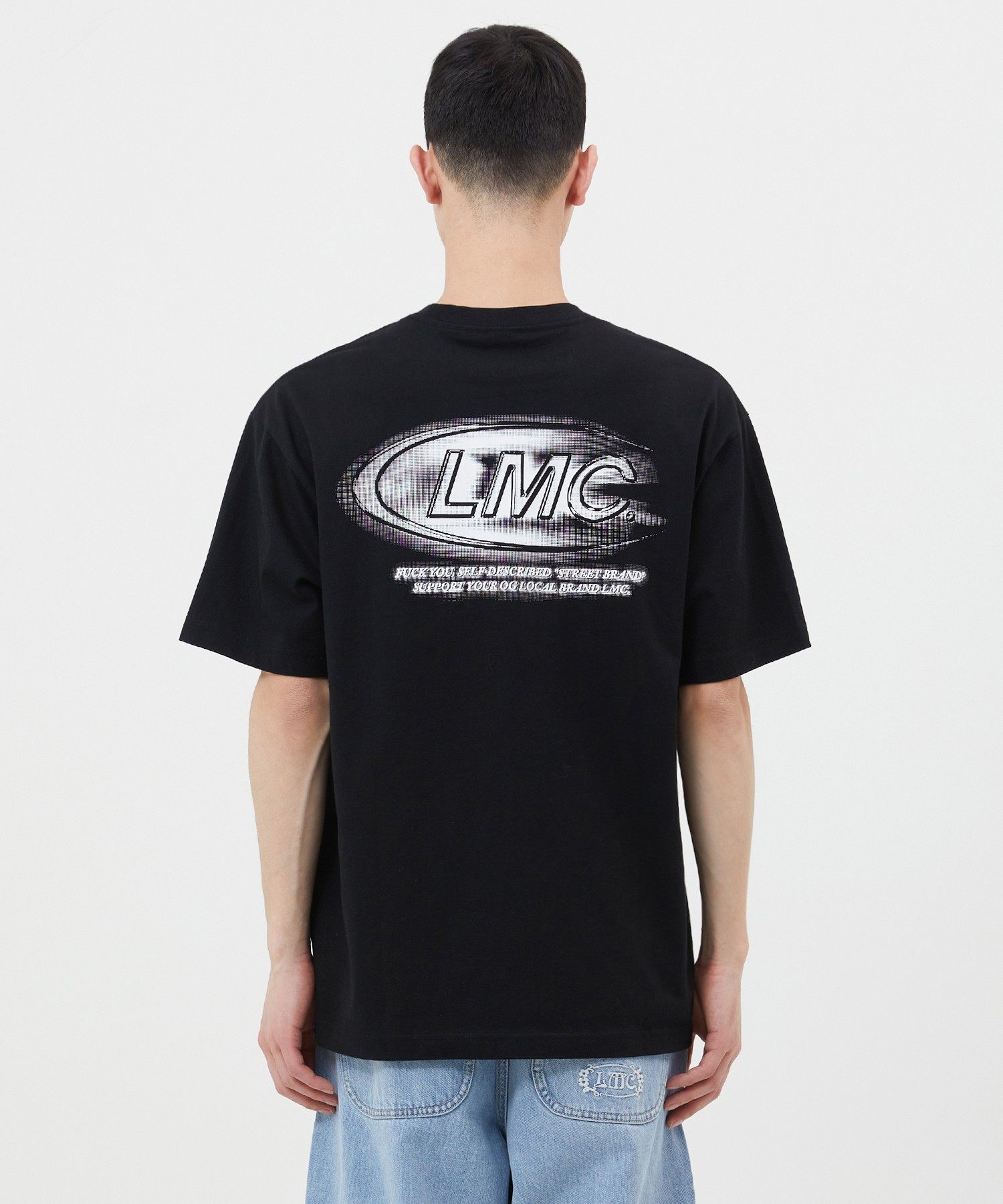 【Ohh】现货 LMC CREW TEE墨印款短袖t恤韩国品牌_虎窝淘