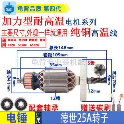 德硕25A转子德世欧德龙9028转子