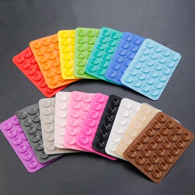 方形硅胶吸盘手机支架