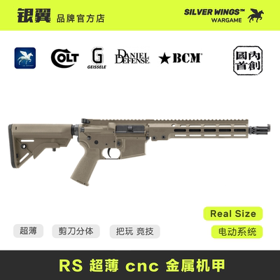 CNC 〔 RS 超薄电动系统玩具枪 〕金属风玩具模型套件组装