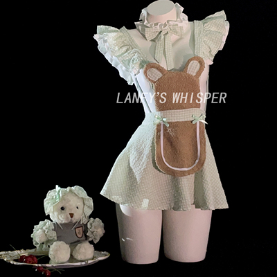 纯欲小熊女仆制服性感甜美