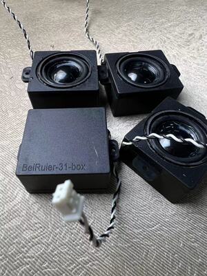 31mm强磁内磁4欧3W全音全频