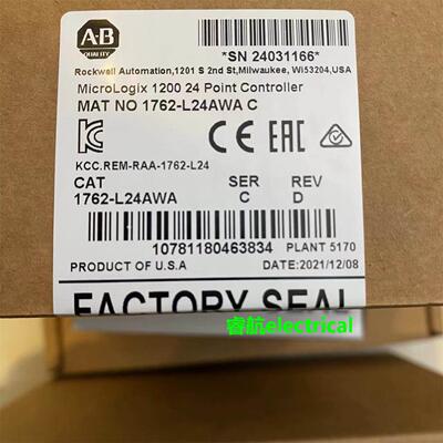 1762-L24AWA罗克韦尔AB Micrologix1200 PLC模块 1762L24AWA议价$
