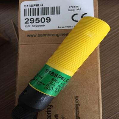 配件详询 S18SN6LQ S18SP6LQ 10-30VDC BANNER邦纳光电传感器议价