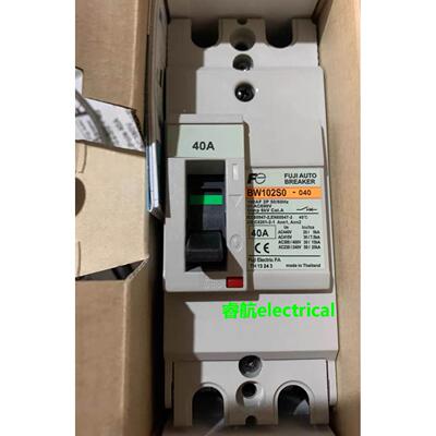 MCCB富士塑壳式断路器BW102S0-40 2P 40A 空气开关议价$