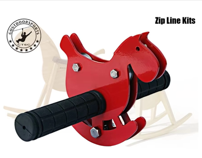 CTSC新款滑索滑轮手柄ZIPLINE溜索早教户外拓展家庭娱乐休闲