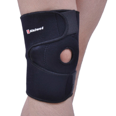 正品凯威牌0635开孔粘贴式运动健身羽网篮球护膝一只装