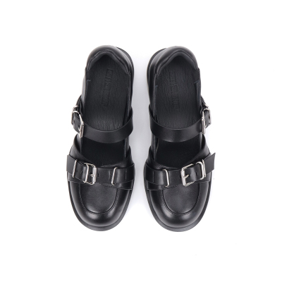 原创可爱玛丽珍鞋黑色浅口单鞋