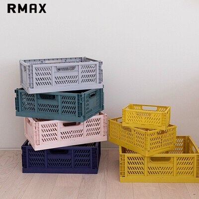 RMAX工业风折叠收纳篮户外家用杂物桌面橱柜整理露营零食收纳筐子