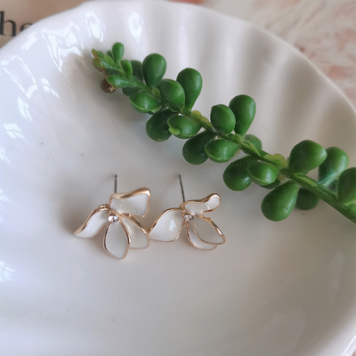 花朵韩系百搭小巧ins潮风耳饰品