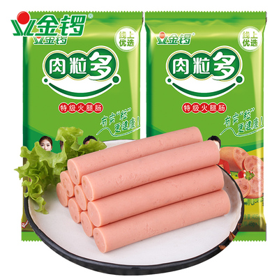 金锣肉粒多特级火腿肠405g*2袋