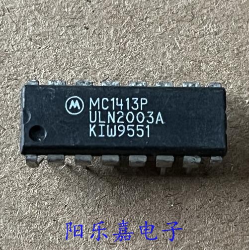 进口反相驱动电路 MC1413P 同ULN2003A DIP-16 质量保证