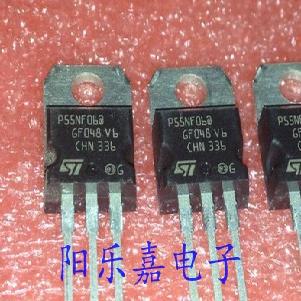 进口MOS场效应管 STP55NF06 P55NF06 50A/60V 控制器用 质量保证
