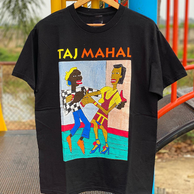 慵懒风泰姬陵高街复古潮牌短袖