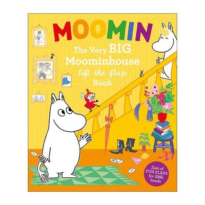 英文原版 Moomin's BIG Lift-the-Flap Moominhouse 探索姆明之家的大书 儿童趣味翻翻书 英文版 进口英语原版书籍
