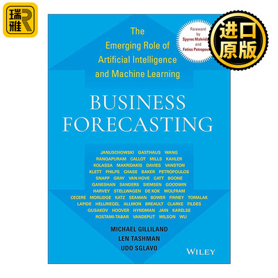 英文原版 Business Forecasting 商业预测 人工智能与机器学习的新兴角色 精装 英文版 进口英语原版书籍
