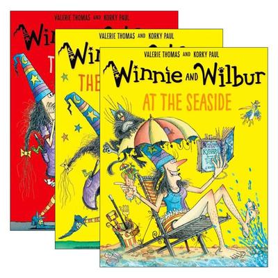英文原版 女巫温妮魔法绘本3本套装 Winnie and Wilbur 32页大开绘本 英文版 进口英语原版书籍