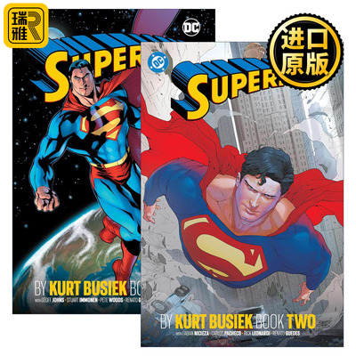英文原版 Superman by Kurt Busiek 超人精装2册 DC漫画 英文版 进口英语原版书籍