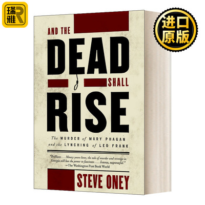 And the Dead Shall Rise 死者将复活 玛丽费根谋杀案和里奥弗兰克私刑 英文原版