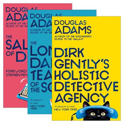 英文原版小说 Dirk Gently 全能侦探社系列3册 Douglas Adams 英文版 进口英语原版书籍