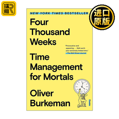正版 Four Thousand Weeks 英文原版 进口英语书籍