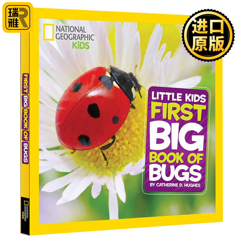 现货 National Geographic Little Kids First Big Book of Bugs_虎窝淘