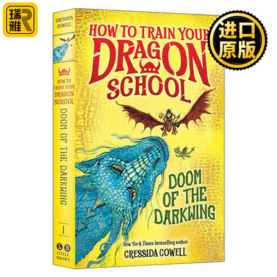 英文原版 How to Train Your Dragon School Doom of the Darkwing 驯龙高手学校 暗翼之灾1 英文版 进口英语原版书籍